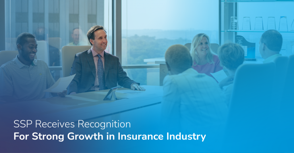 SSP Receives Recognition for Strong Growth in Insurance Industry ...